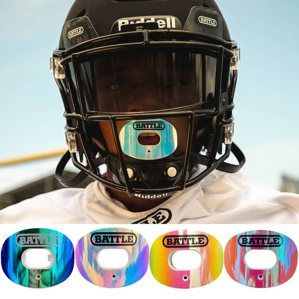 Battle Sports Iridescent Oxygen Lip Protector Mouthguard - One Size ...