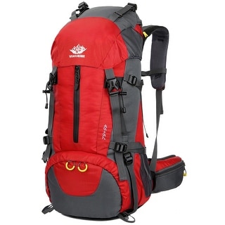 50L Hiking Backpack Men Camping Backpack with rain cover 45l+5l ...