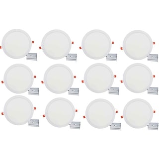 American Imaginations 12 Pieces Set Of 12-in. W Round Aluminum Semi ...