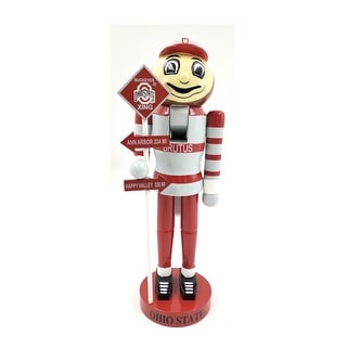 12 inch Ohio State Rivalry Nutcracker - red - Bed Bath & Beyond - 34708797
