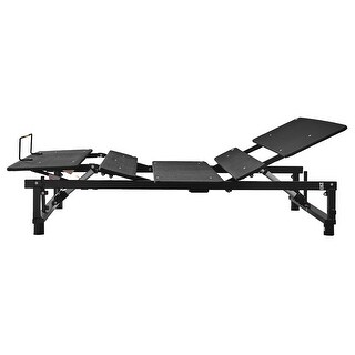 Adjustable Bed Base Frame Queen Bed Frame w/ Head and Foot Incline ...