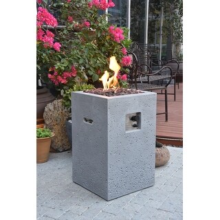 Modeno Boyle Concrete Fire Column - Bed Bath & Beyond - 29919570