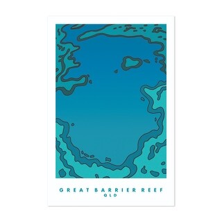 Northern Territory Australia The Great Barrier Reef Art Print/Poster ...