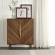 Art Leon Handcrafted Wood Sideboard with 2 Doors - Bed Bath & Beyond ...