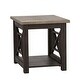 Heatherbrook Charcoal and Ash End Table - On Sale - Bed Bath & Beyond ...