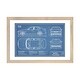 iCanvas "BMW M3 (F80) Blueprint" by Action Blueprints - Bed Bath ...