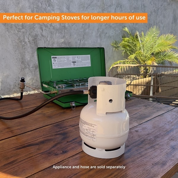 Flame King 3LB Steel Propane LP Tank Cylinder with Gauge & OPD Valves ...