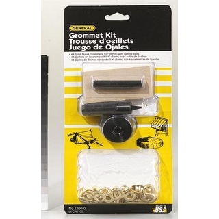General 71260 Grommet Tools Fastening Kit, 1/4" - Bed Bath & Beyond ...