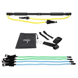 Portable Exercise Bar with Resistance Bands - Bed Bath & Beyond - 34232926