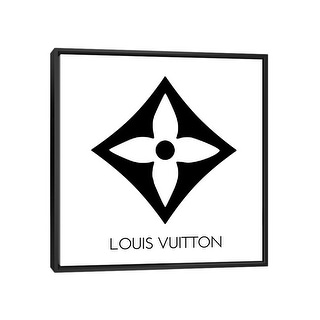 iCanvas "Louis Vuitton Symbol Light White" by Art Mirano Framed Canvas ...