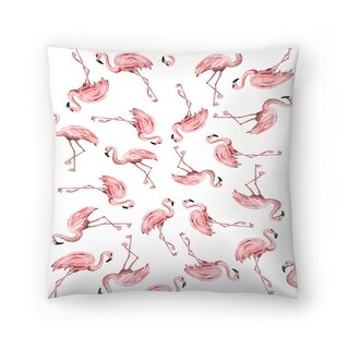Pink Flamingo Pattern - Decorative Throw Pillow - Bed Bath & Beyond ...