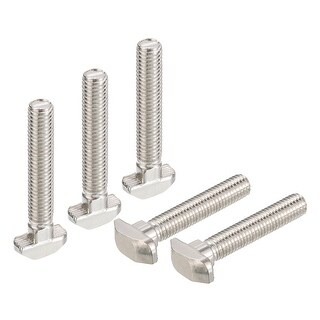 T Slot Drop-in Bolt, 15pcs Hammer Head T-Bolt Stud Sliding Screw - Bed ...