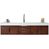 James Martin Vanities Mercer Island 72" Wall Mounted Single Basin - Bed ...