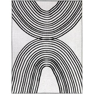 Arches Modern Abstract Indoor/Outdoor Area Rug - Bed Bath & Beyond ...
