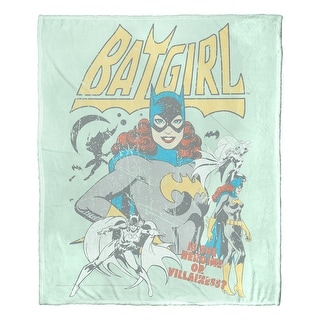 DC Comics Batman Silk Touch Throw Blanket Hero Or Villainess - Bed Bath ...