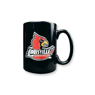 Collegiate University of Louisville 15 Oz. Black Ceramic Mug - Bed Bath ...