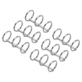 Binder Rings, 6Pcs Detachable Metal Book Ring Loose Leaf Ring 3 Circle ...