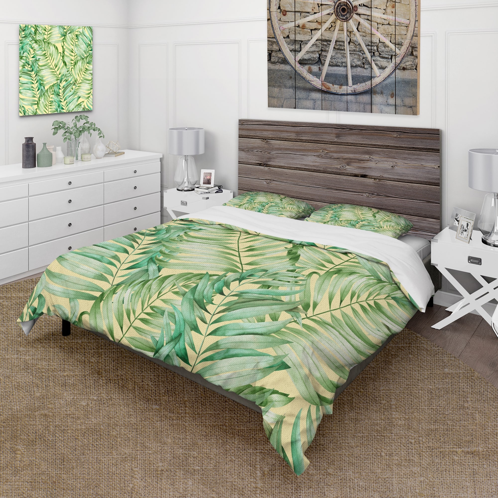 palm leaf comforter set