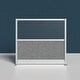 Modular Wall Room Divider System - Silver Frame - 53" x 48" Starter ...