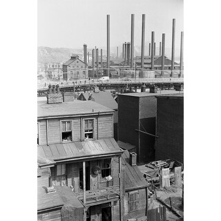 Slum Housing Near The Steel Mills Of Pittsburgh History - Bed Bath ...