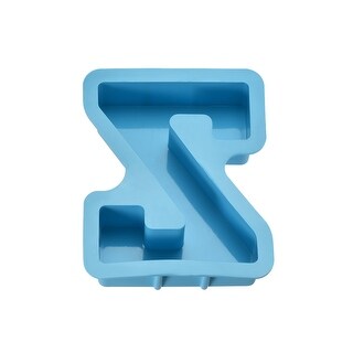 Resin Letter Models Alphabet Z Silicone Blue 4" for DIY Crafts - Bed ...