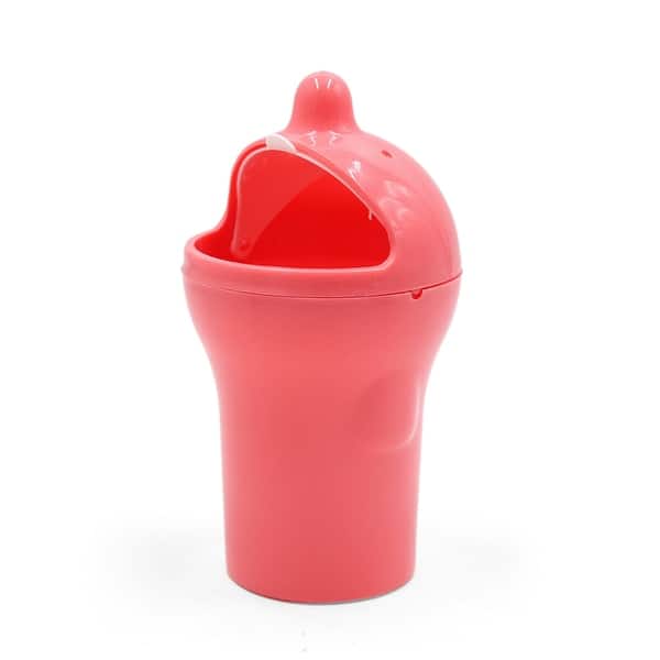 Pink Mini Dolphin Shape Car Trash Rubbish Can Garbage Dust Case Holder ...