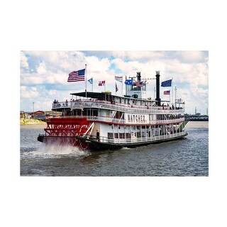 Robert Michaud 'Steamboat Natchez' Canvas Art - Bed Bath & Beyond ...