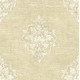 Seabrook Designs Creswell Damask Unpasted Wallpaper - Bed Bath & Beyond ...