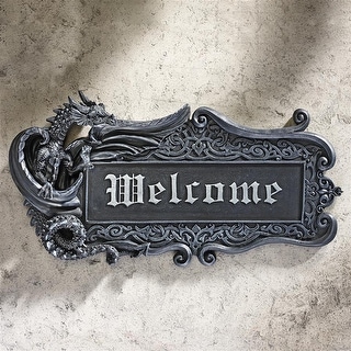 Design Toscano Dragon Welcome Wall Plaque - Bed Bath & Beyond - 40195830
