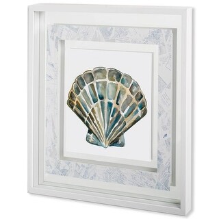 Aquarelle Shells IV Framed Art Print - Bed Bath & Beyond - 39192096