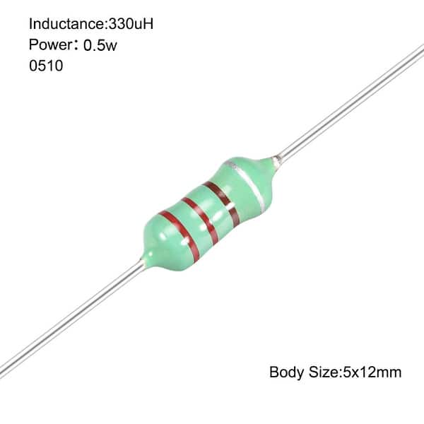 25Pcs 0410 Color Ring Inductor 220uH 0.5W Axial RF Choke Coil Inductor ...