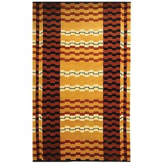 SAFAVIEH Hand-knotted La Carta Pile Maili Modern Wool Rug - Bed Bath ...