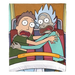 ENT 236 Rick & Morty, Hold On Silk Touch Throw Blanket - Bed Bath ...