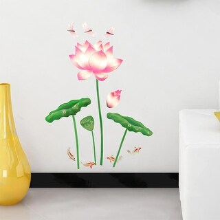 Stylish Miss Lotus Wall Decals Stickers for Living Room and Bedroom ...