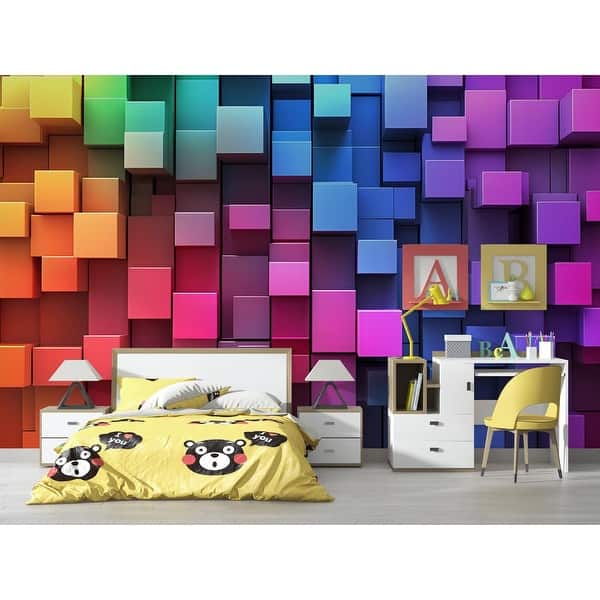 multicolor geometric wallpaper