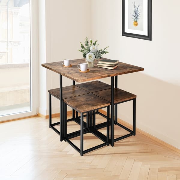 compact dining sets for 4