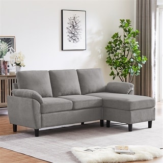 Walraime Sofa Couch Upholstered L Shape Sectional Sofas Sets for Living Room - Bed Bath & Beyond ...
