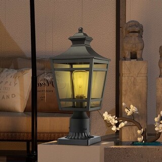 2 PCS Large Outdoor Waterproof Post Lights Lamp Post Light Fixture ...