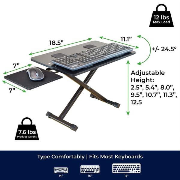 keyboard riser for desk