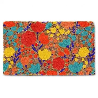 Allover Bright Blooms Doormat - Bed Bath & Beyond - 41535113