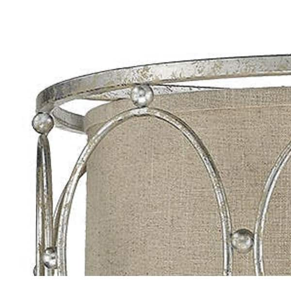 Distressed Silver Farmhouse 3 Light Drum Pendant - Bed Bath & Beyond ...