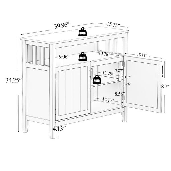 dining room buffet dimensions