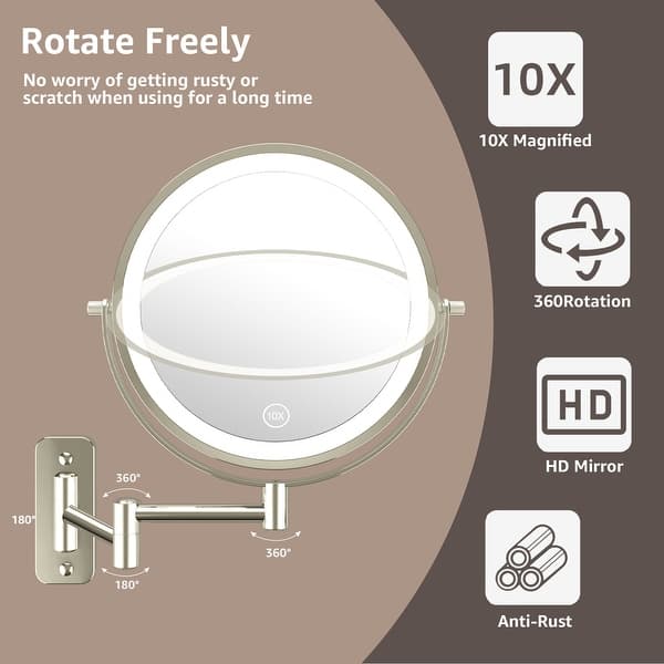 wall mount makeup mirror