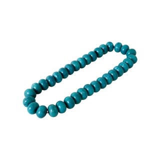 Artissance 12" Long Aqua Blue Marble Abacus Bead - Bed Bath & Beyond ...