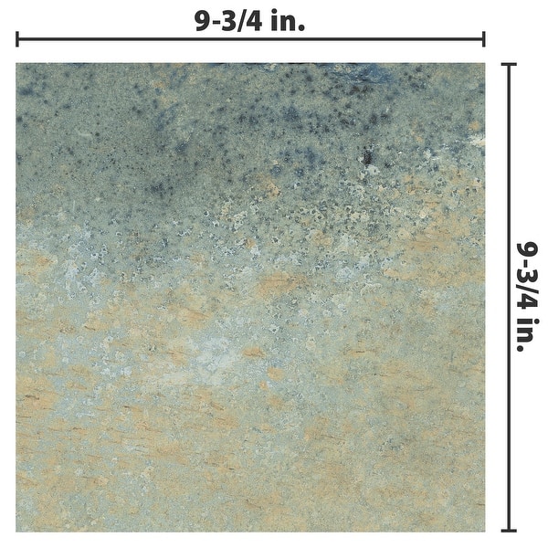 Merola Tile Nusa Jade 9-3/4" x 9-3/4" Porcelain Floor and Wall Tile ...
