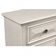 Roundhill Furniture Renova Distressed Parchment 2-Drawer Nightstand ...