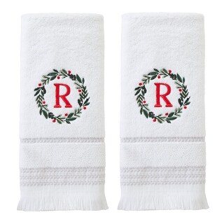 SKL Home Wreath Monogram Hand Towel (2-Pack) - Bed Bath & Beyond - 41288765