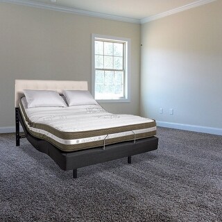 Bronze Power bed frame Black king bed Metal adjustable bed - Bed Bath ...