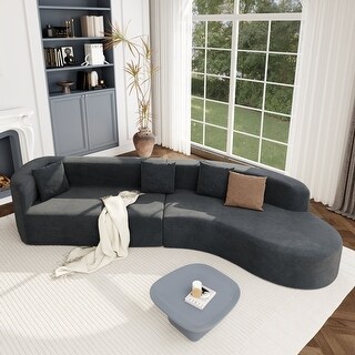 Luxury Modular 2 Piece Free Combination, Semicircular Modular Sofa - Bed Bath & Beyond - 42033973