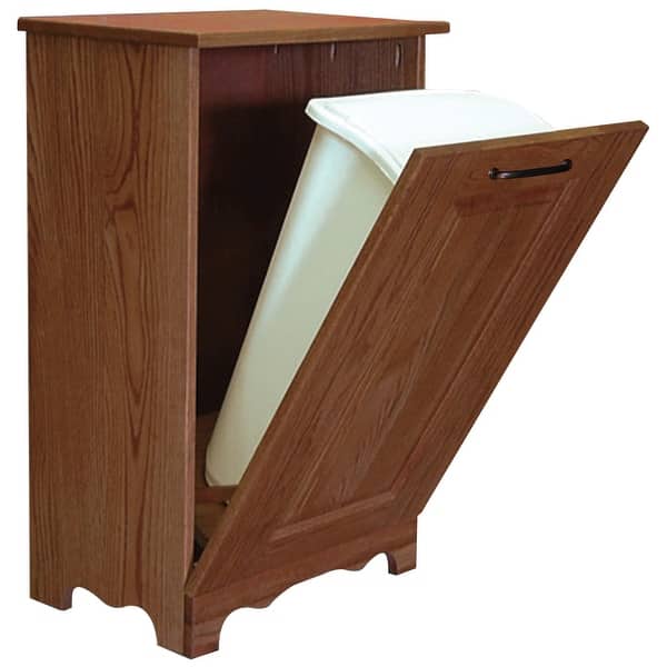 Oak Tilt-Out Trash Bin - - 34420322